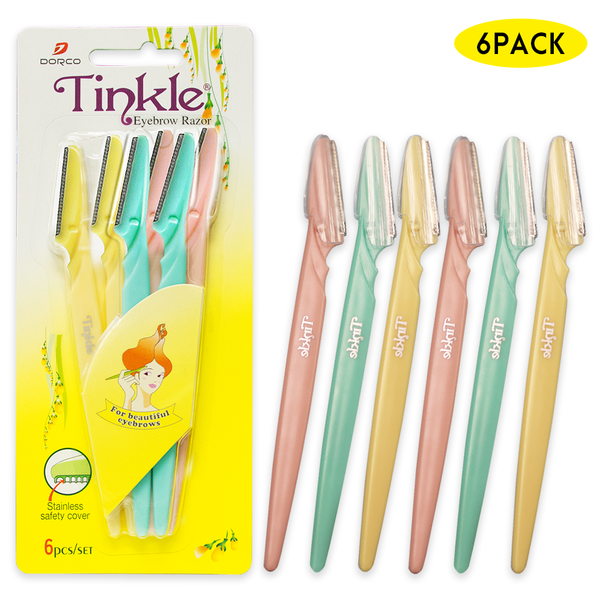 Dorco Tinkle Eyebrow Razor, 6 PCS – Tinkle USA